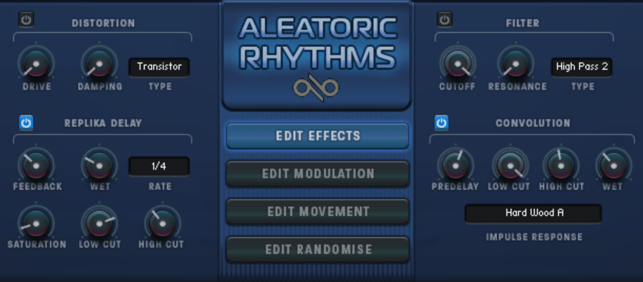 Aleatoric Rhythms | Kontakt | Loot Audio